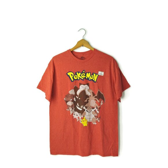 Pokemon | Shirts | Pokemon Mens Red Tshirt Size S Charizard Flareon ...